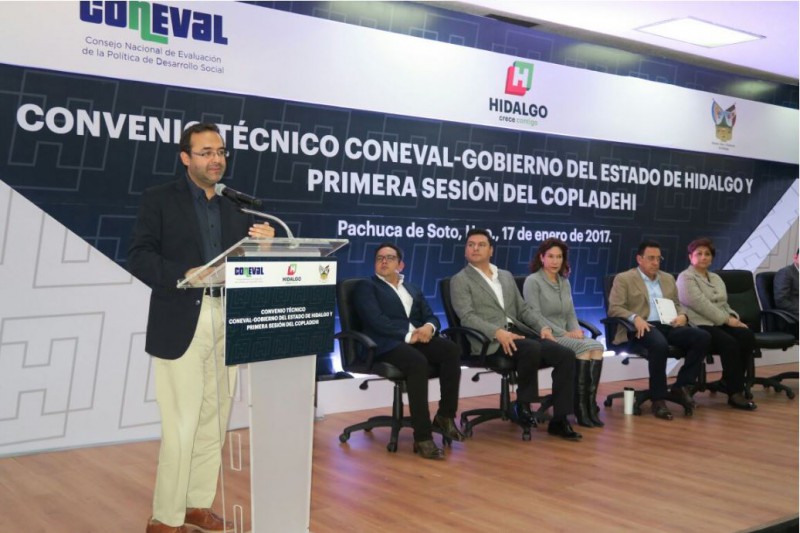 GOBIERNO DEL ESTADO DE HIDALGO FIRMA COMPROMISO CON LA EVALUACIÓN ...